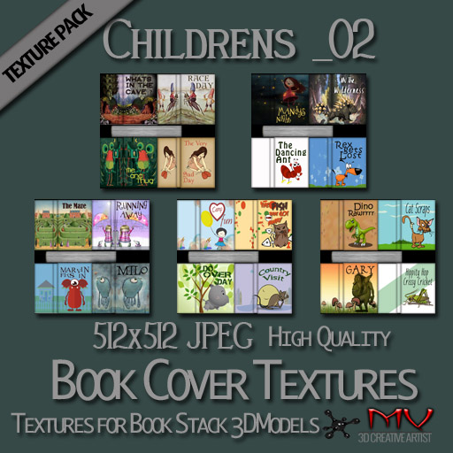 Book Texture Pack Child_02 – MV