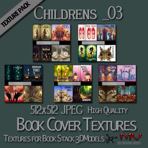 Book Texture Pack Child_03 – MV
